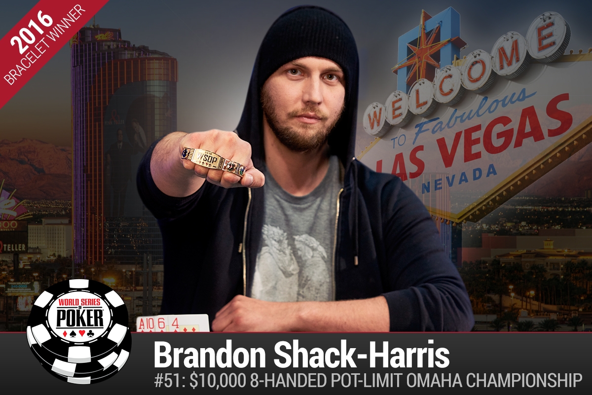 2016 WSOP Day 32: Shack-Harris Wins, $50K PPC Has Seiver in Front